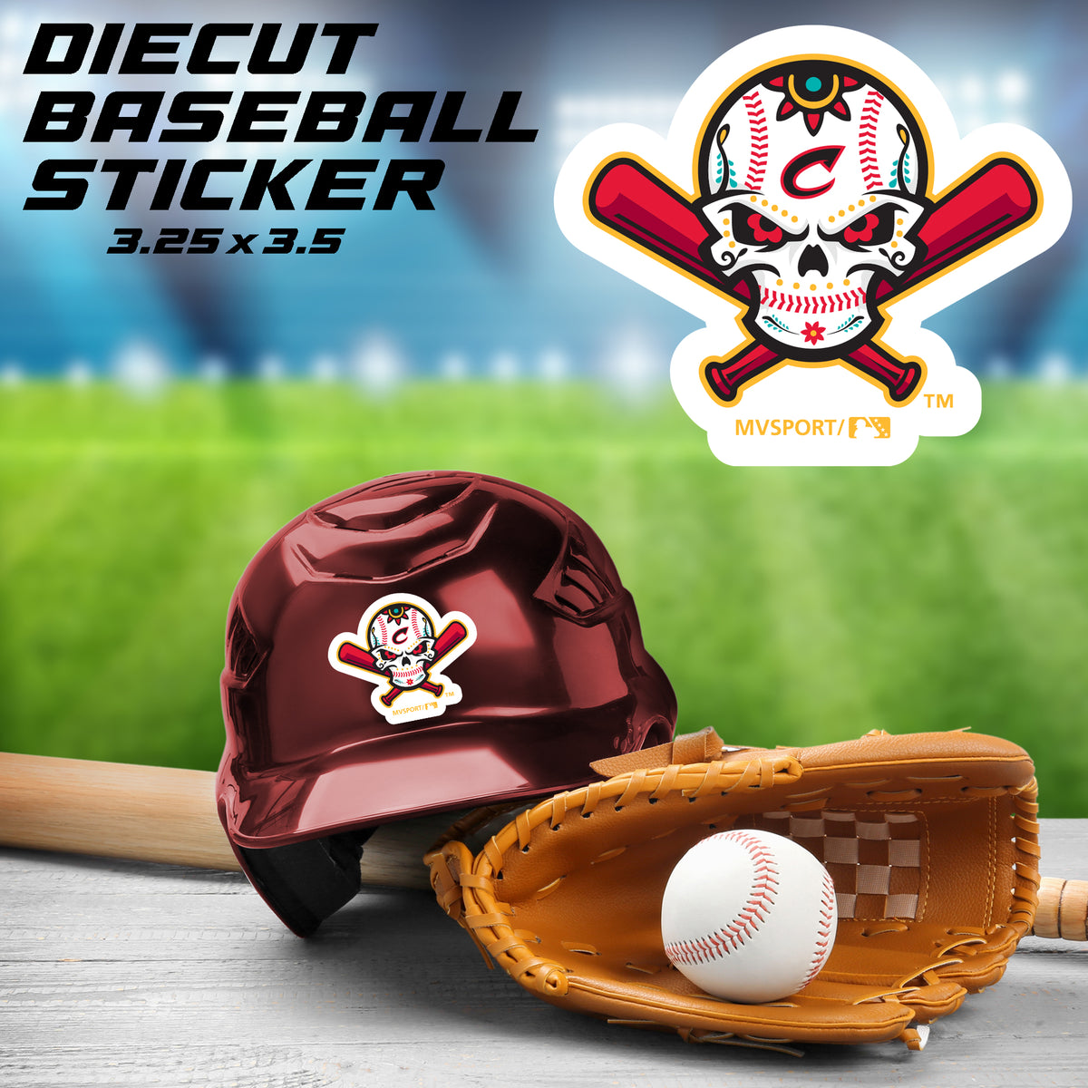 Columbus Clippers MV Sport Skull Sticker – Columbus Clippers Official Store