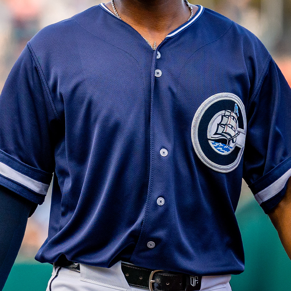 Columbus Clippers Navy Retro Alternate Game Worn Jerseys – Columbus ...